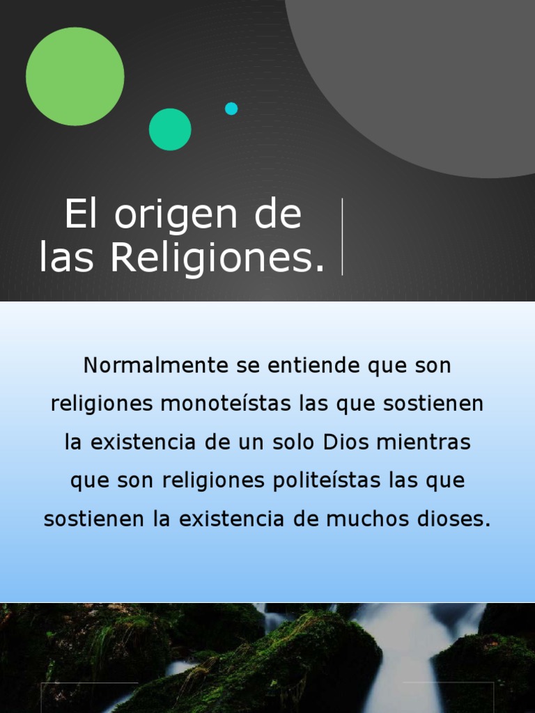 El Origen de Las Religiones | PDF | Creencia religiosa y doctrina | Religiones religiosas