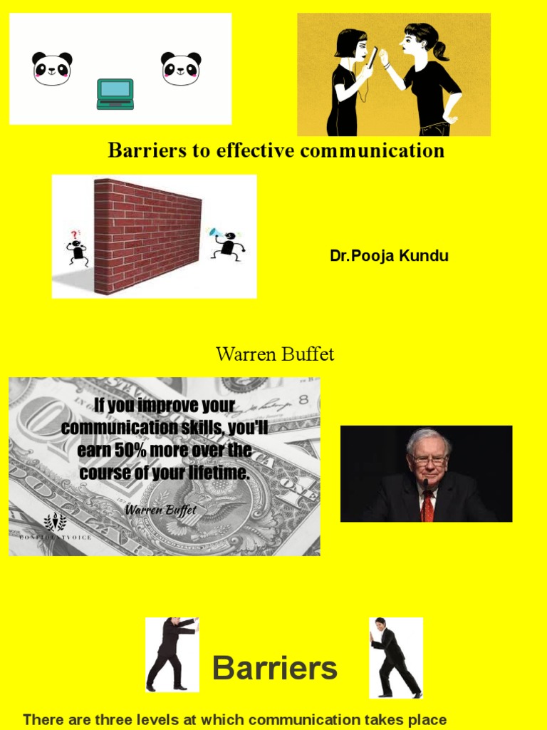 Barriers To Effective Communication | PDF | Communication | Behavioural Sciences