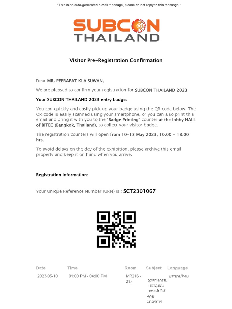 SUBCON Thailand 2023 Complete | PDF