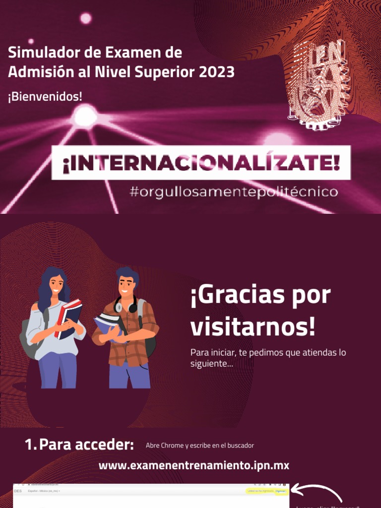 Simulador de Examen de Admisión 2023 | PDF