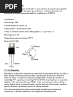 Especificaciones del Transistor 2N2222 | PDF | Transistor de unión ...