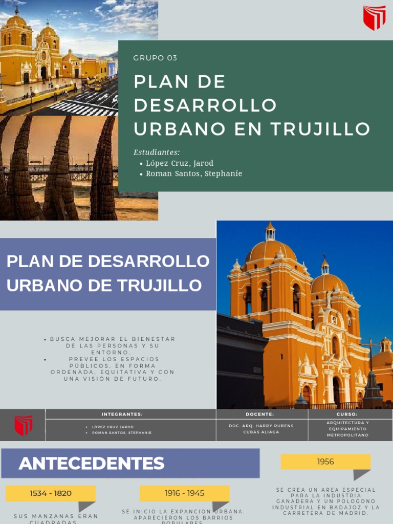 Plan de Desarrollo Urbano de Trujillo | PDF