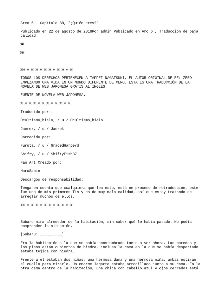 Capítulo 38 ¿Quien Eres | PDF | Sueño | Verdad