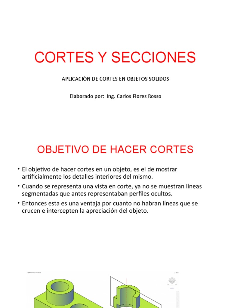 8 Cortes y Secciones | PDF