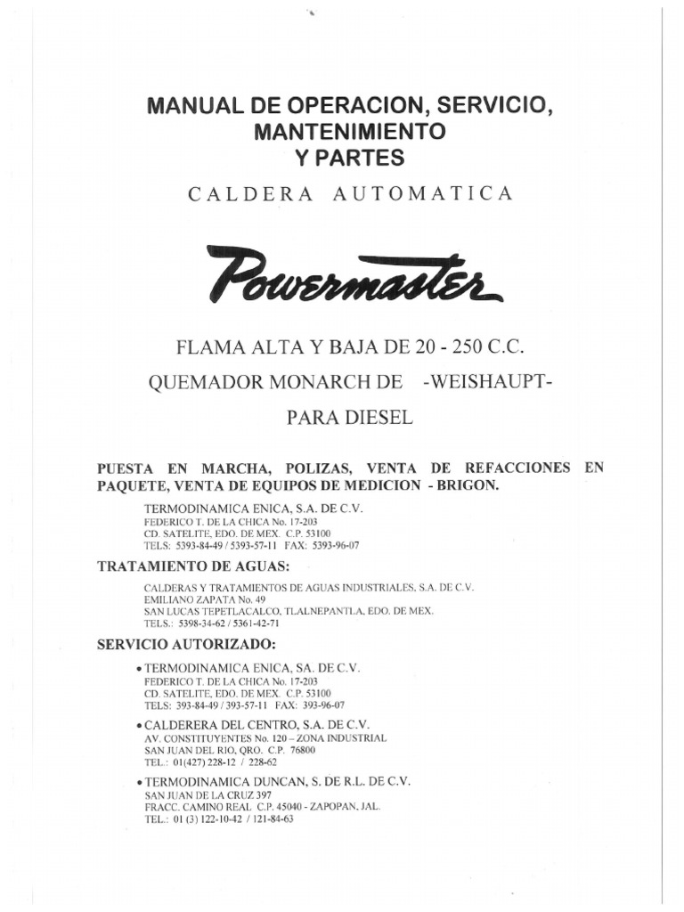 Manual Power Master - 1 | PDF