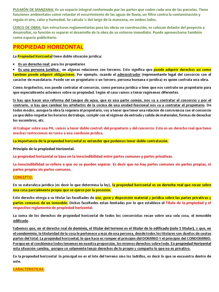 Propiedad Horizontal | PDF | Propiedad | Condominio