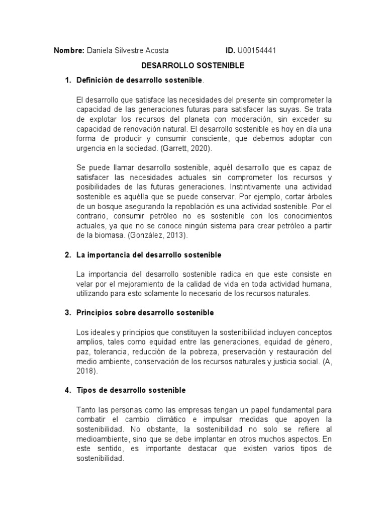 Desarrollo Sostenible Descargar Gratis Pdf Sustentabilidad