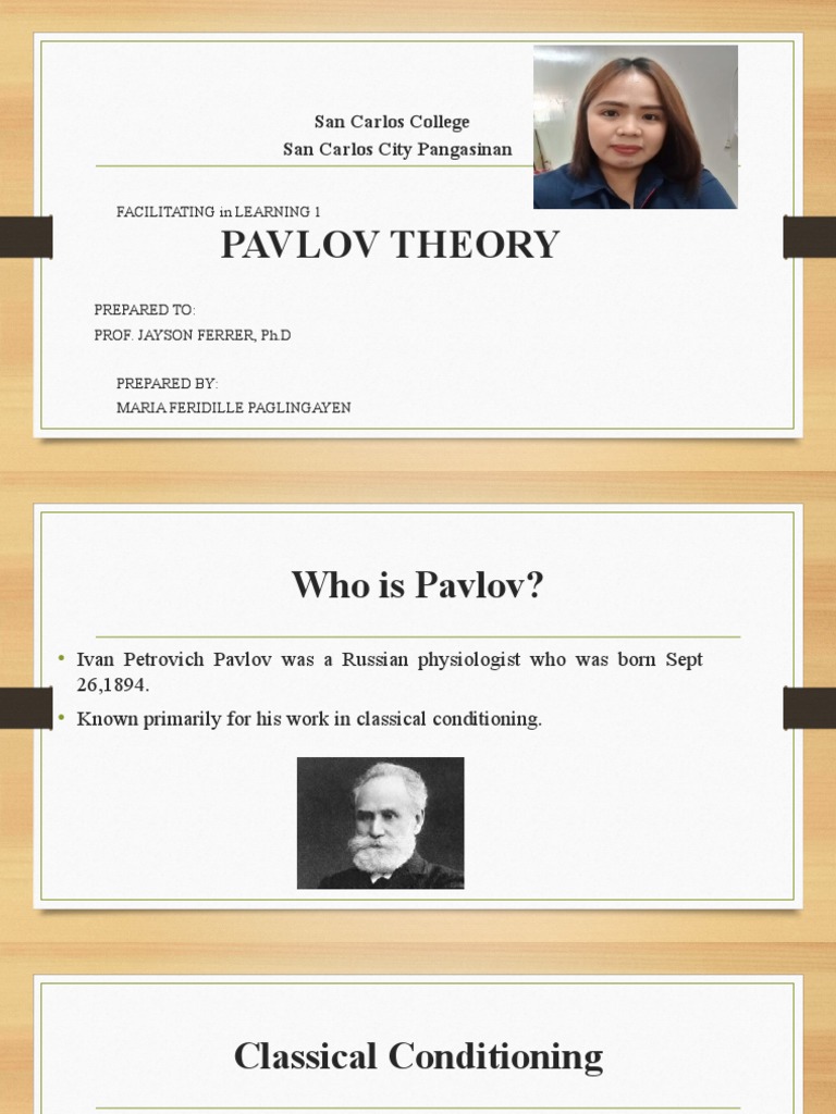 Pavlov Theory | PDF | Classical Conditioning | Learning