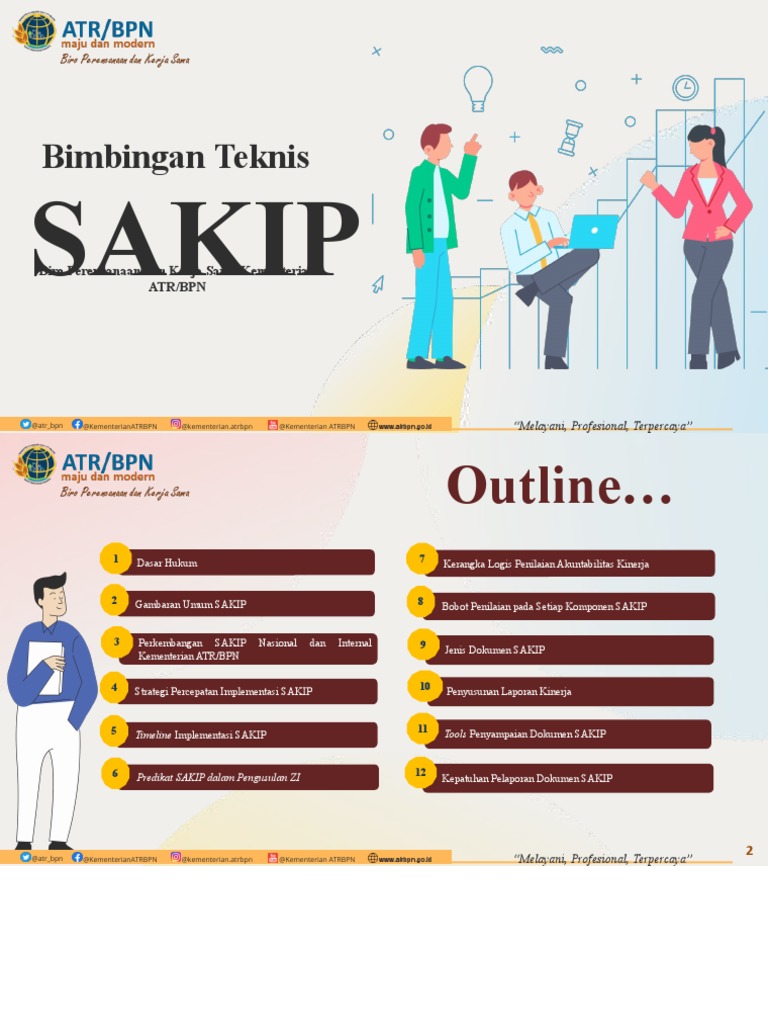 Bahan Paparan Bimtek SAKIP - Bahan Utama V1 | PDF | Bisnis