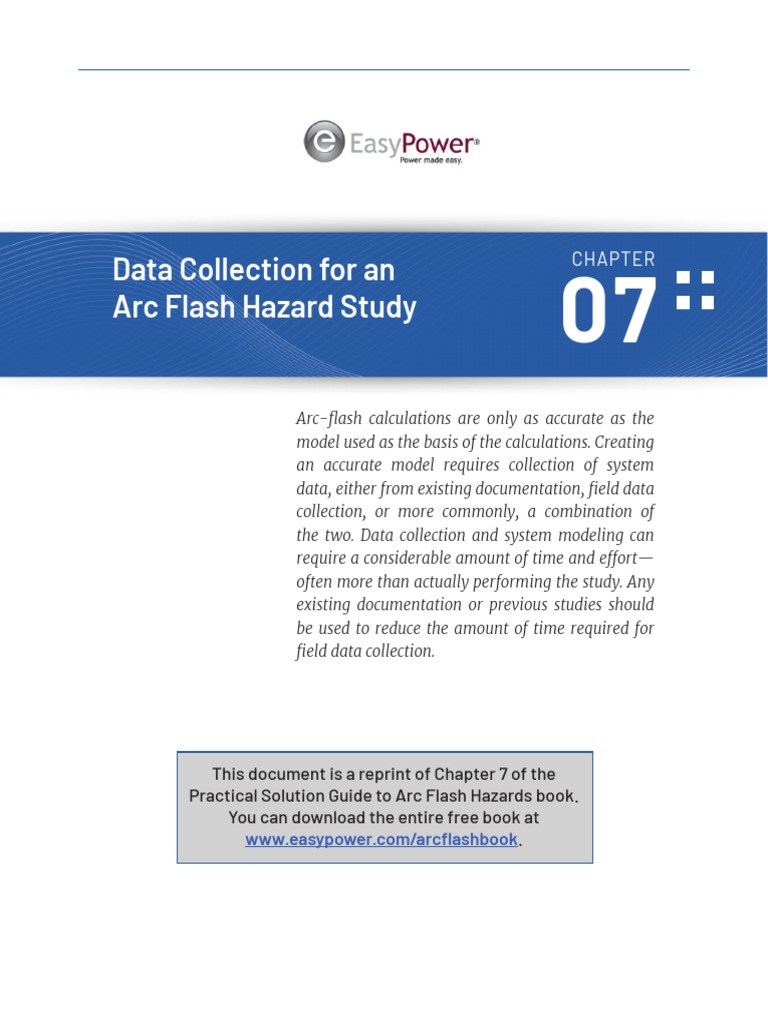 EasyPower Data Collection For Arc Flash Studies - 1a | PDF | Fuse ...