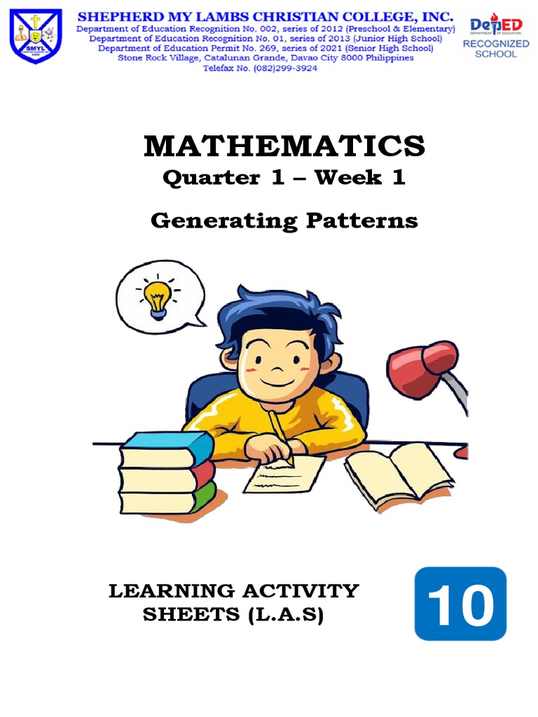 Mathematics: Generating Patterns | PDF | Sequence | Mathematics