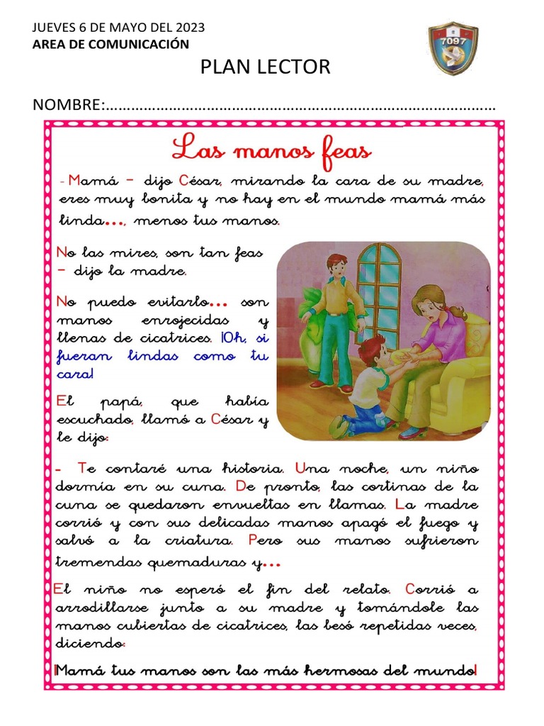 Ficha Las Manos Feas de Mama | PDF