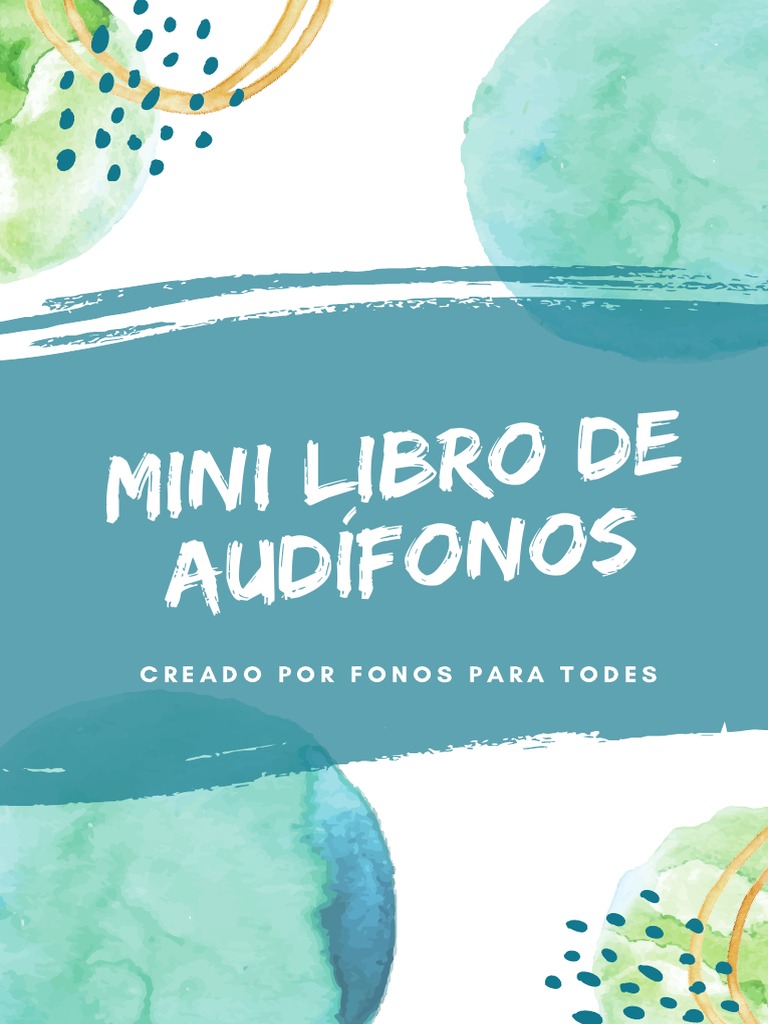 Mini Libro de Audífonos | PDF | Audífono | Sonido