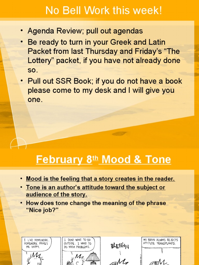 Understanding Mood and Tone in Literature | PDF | Human Communication ...