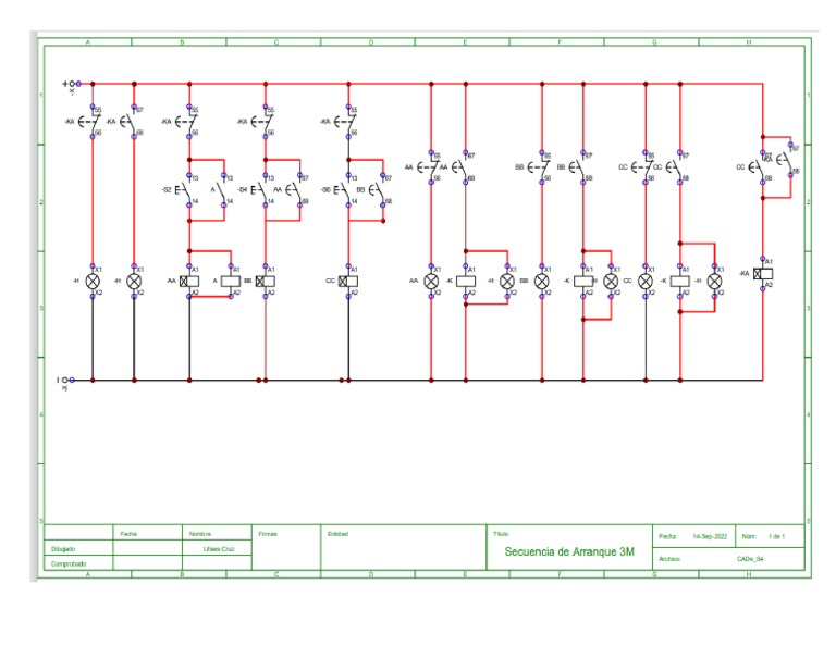 Secuencia de Arranque 3 Motores | PDF