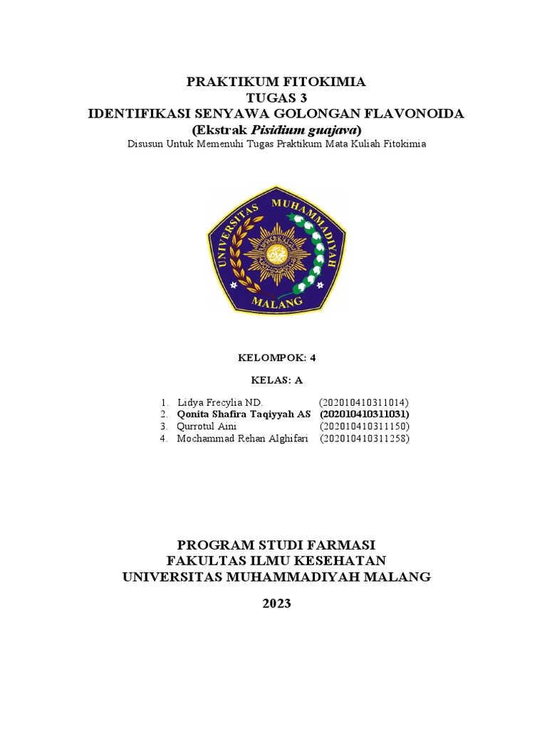 Tugas 3 Praktikum Fitokimia | PDF
