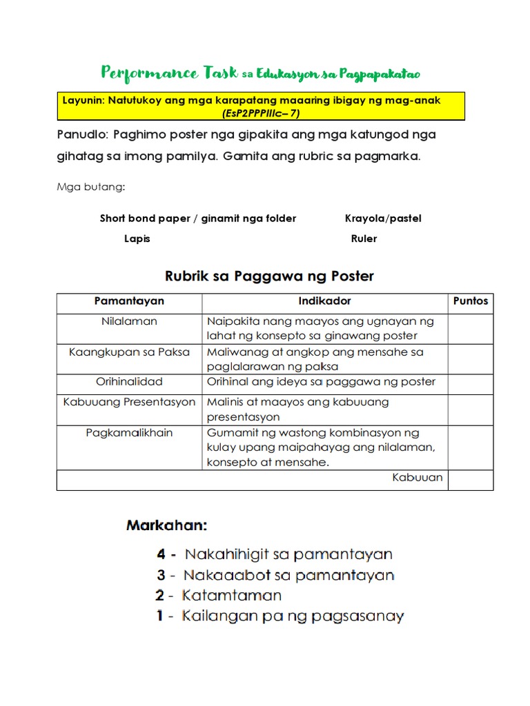 Ptask 1 Quarter 3 | PDF