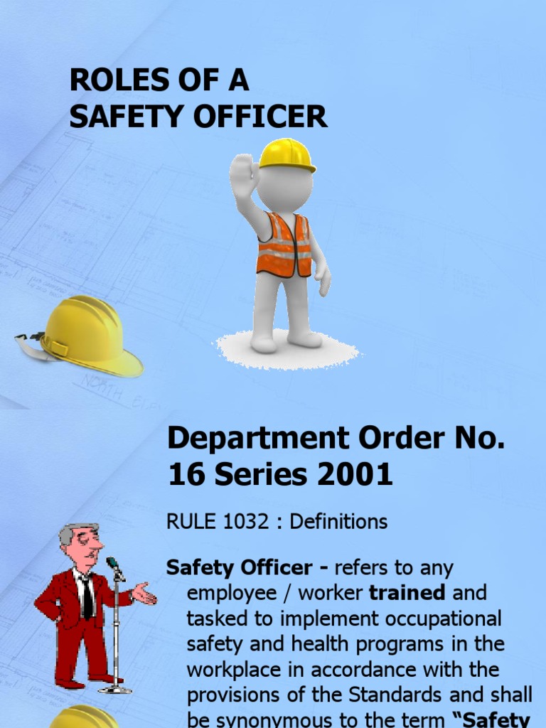 2 Roles of A Safety Officer | PDF | Occupational Safety And Health | Safety