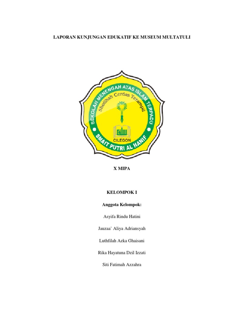 Contoh Laporan Kunjungan Museum | PDF