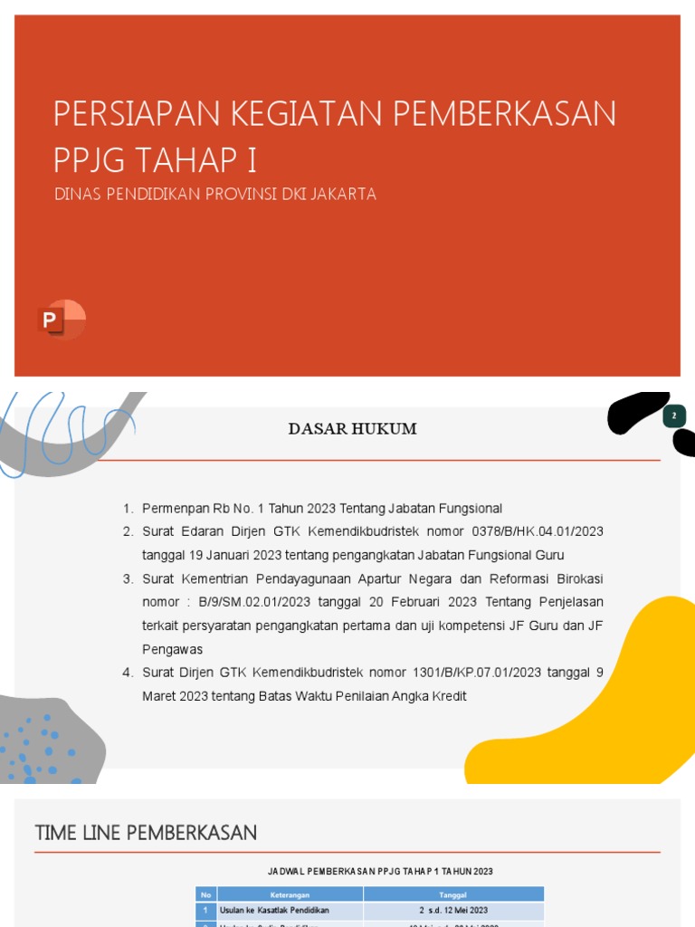Rapat Persiapan PPJG Tahap I | PDF