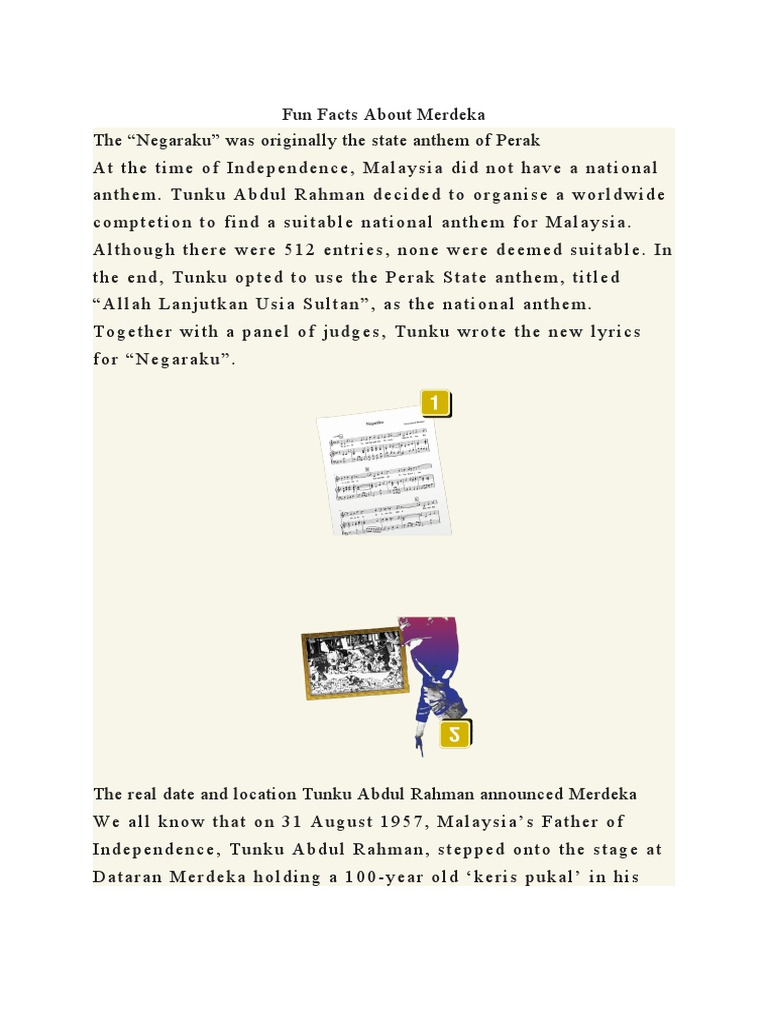Fun Facts About Merdeka | PDF | Malaysia | Southeast Asia