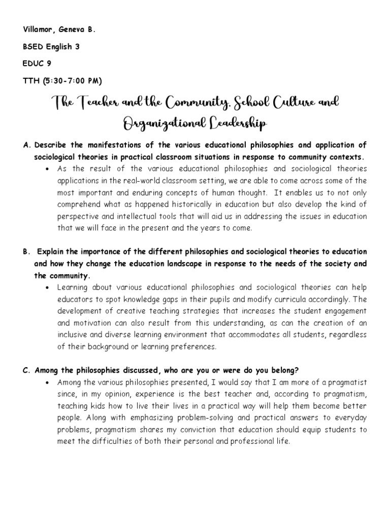 Educ 9 | PDF | Career & Growth