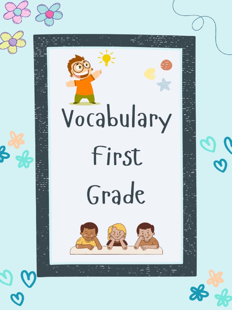 Vocabulary First Grade | PDF