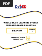 Fil7 - Q1 - Mod2.1 - Sanhi at Bunga | PDF