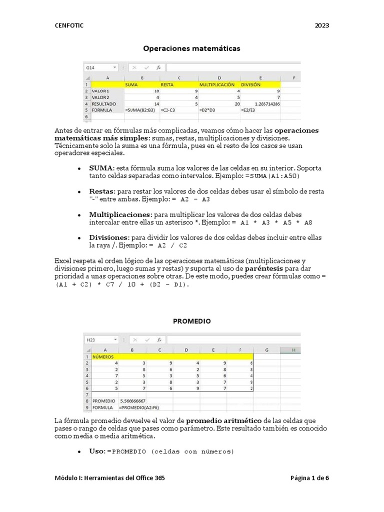 Formulas Necesarias y Gráficos | PDF | Multiplicación | Microsoft Excel
