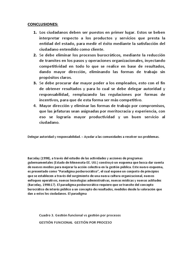 Conclusiones Nuevas Tendencias G. P | PDF | Administración Pública | Business
