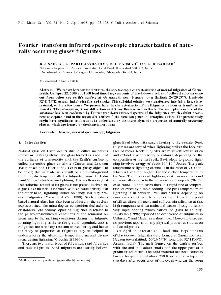 Imp Ft-Ir Sio2 | PDF | Silicon Dioxide | Infrared Spectroscopy