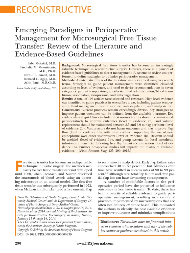 Cirugia Microvascular | PDF