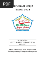 Contoh Program Kerja BUMDesa | PDF