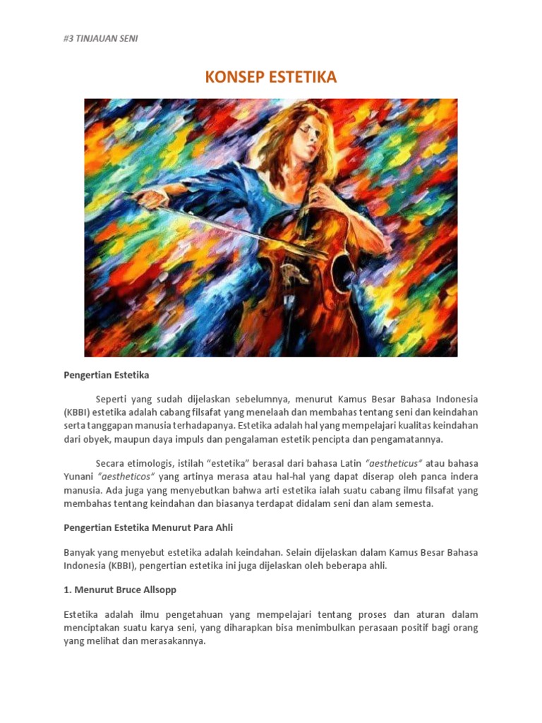 #3 Konsep Estetika | PDF