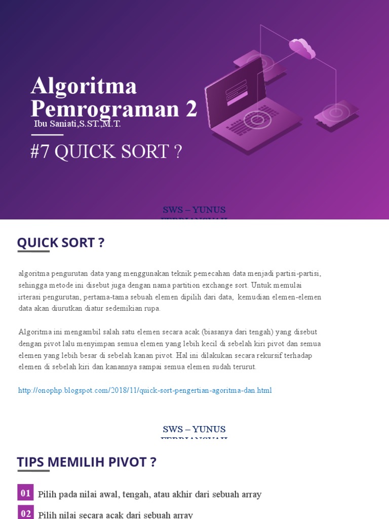 Quick Sort | PDF
