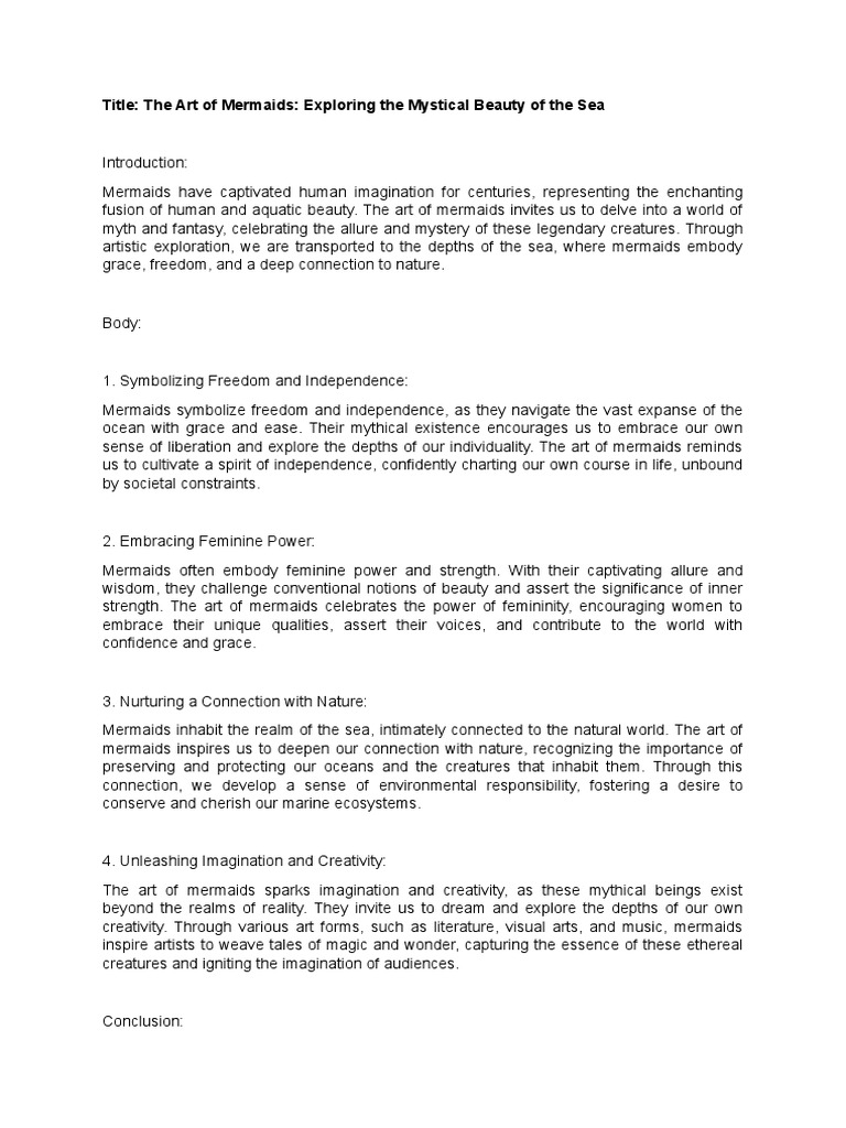 The Art of Poseidon | Download Free PDF | Mermaid | Sea