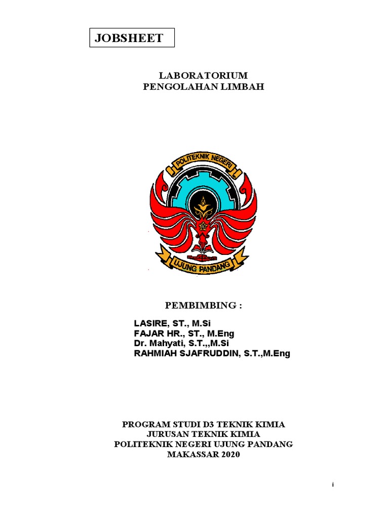 Job Sheet Pengolahan Limbah 2020newdocx | PDF