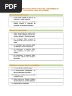 Productos Taller EIA | PDF | Enseñando | Evaluación