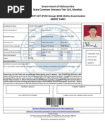 MS-CIT Hall Ticket | PDF | Identity Document | Driver's License