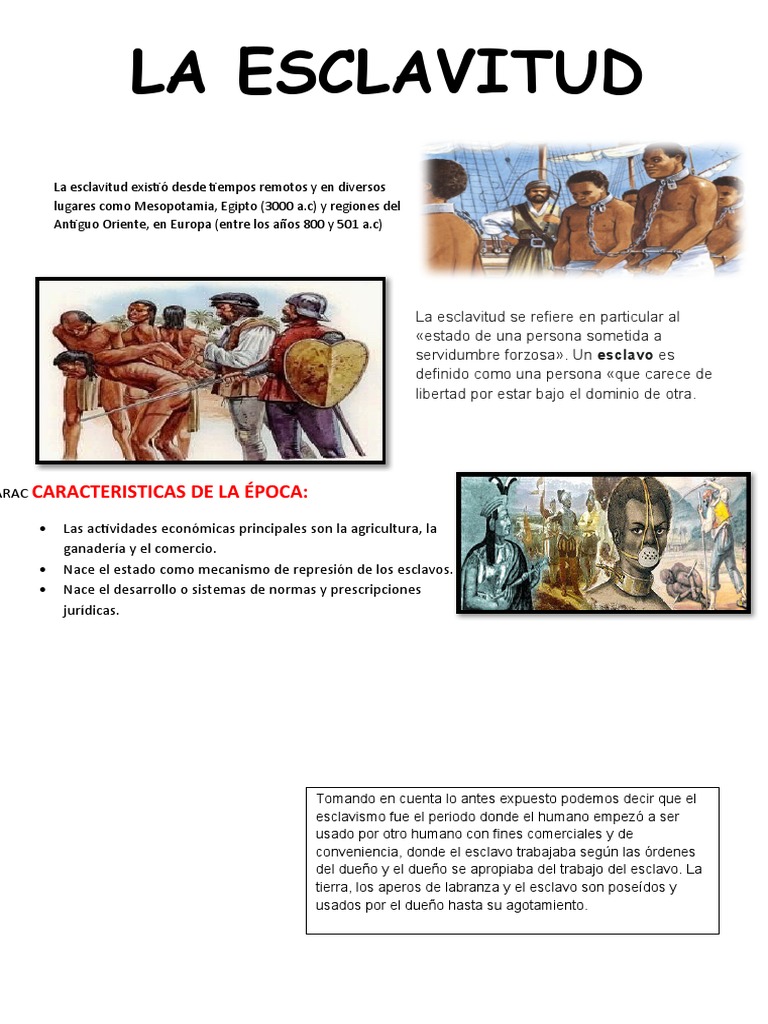 Características de la esclavitud en Mesopotamia | PDF