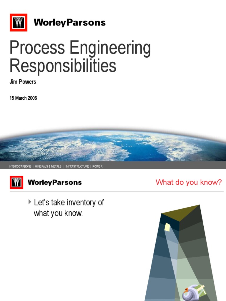 Process Engineering Responsibilities Guide | PDF | Engineering | Process Engineering