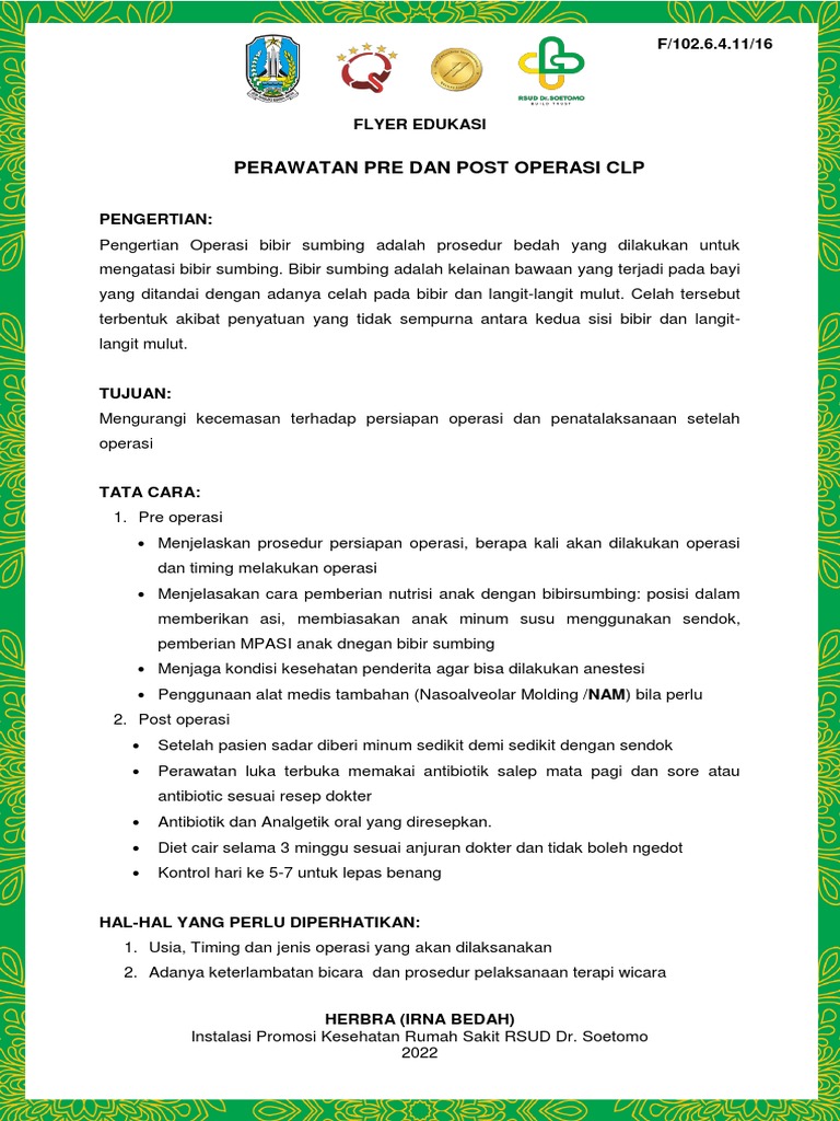 Flyer Edukasi CLP | PDF