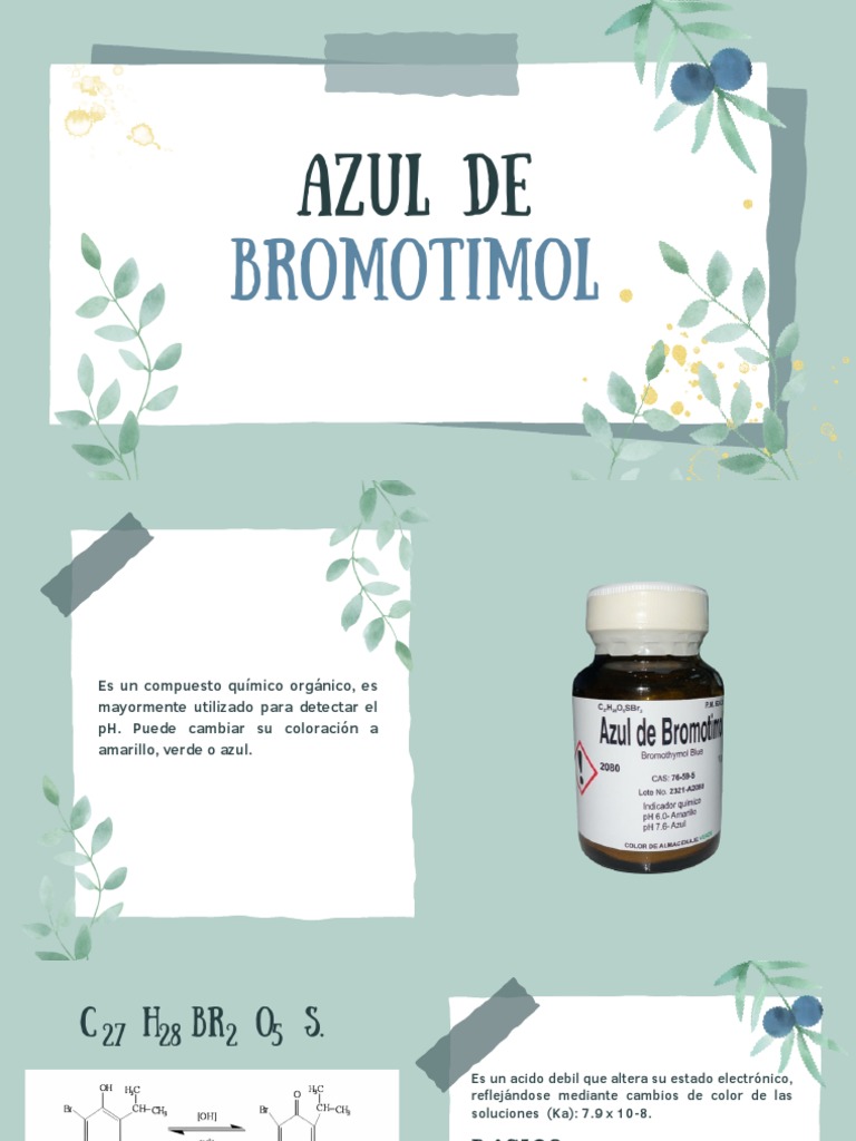 Azul de Bromotimol | PDF