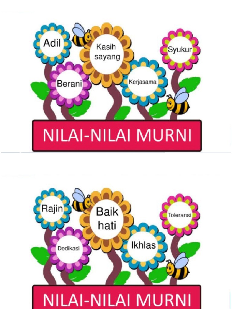 Nilai Murni Template | PDF