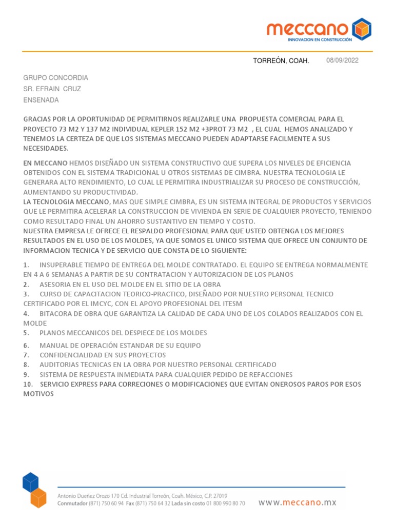 MLD Ac - Molde Base Kepler 152 m2 Opc. Kepler 137 M2-Nova 84.5 m2 y Nova 73 m2 | PDF