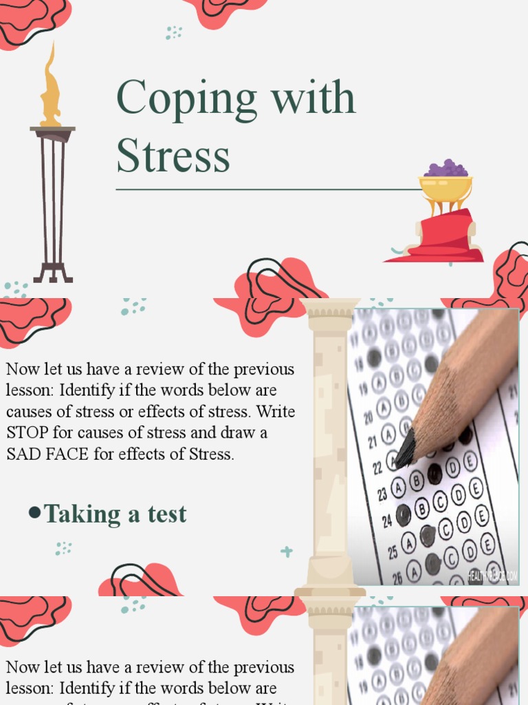 Lesson 9 Coping With Stress | PDF | Determinants Of Health | Cognitive Science