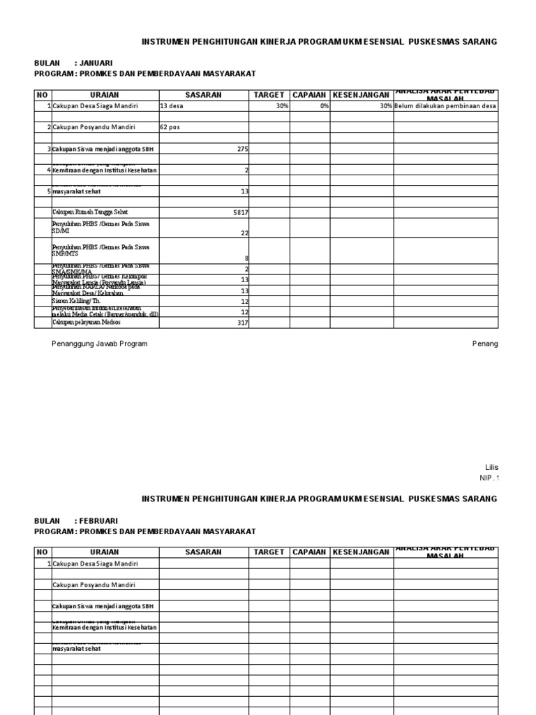 Instrumen Kinerja 2023.fix | PDF