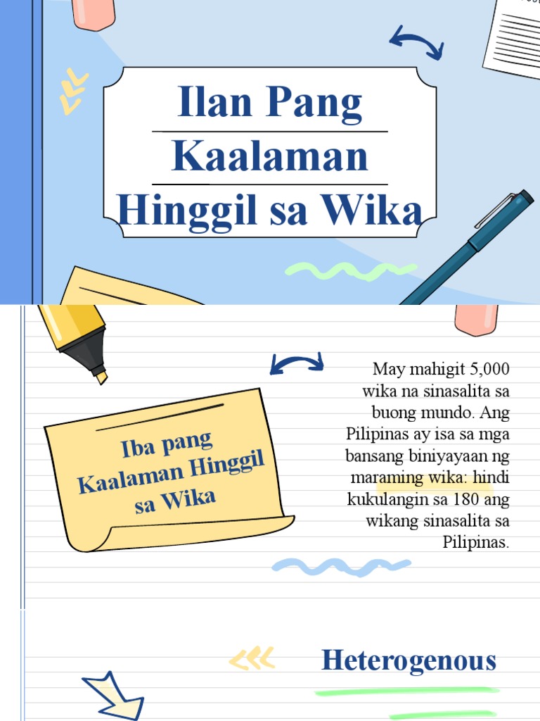Aralin 2 Ilan Pang Kaalaman Hinggil Sa Wika | PDF