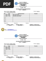 Project ARAL-forms For Learners List of Names | PDF
