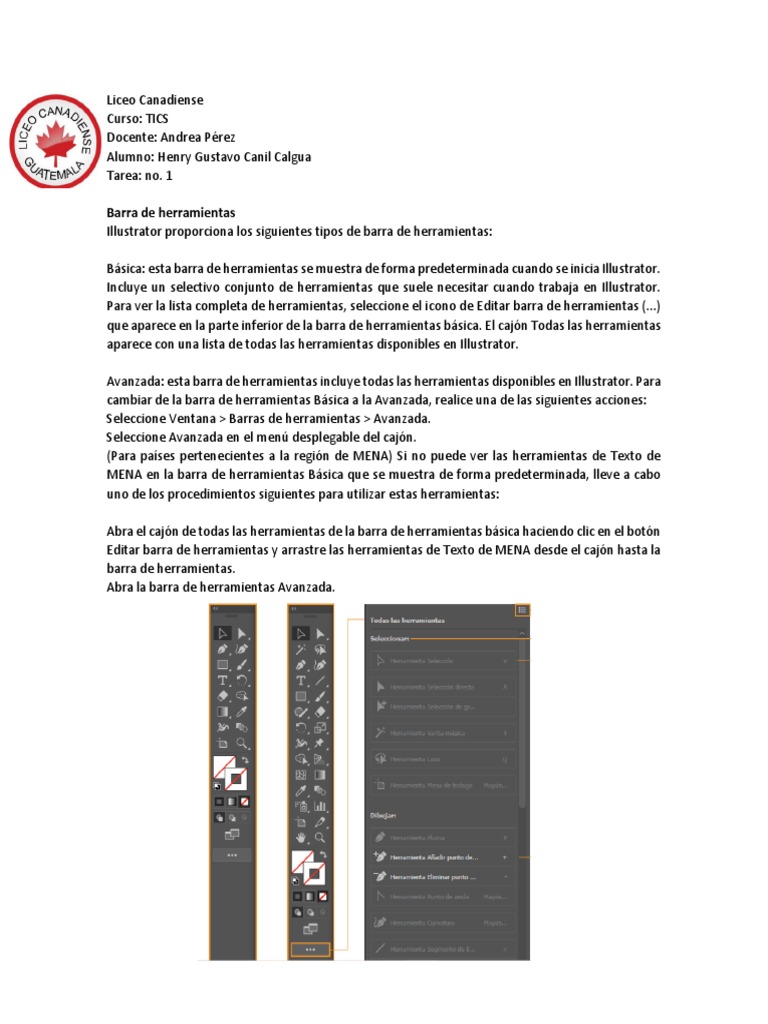 Tarea No. 1 Tics | PDF | Menú (Computación) | Ventana (informática)